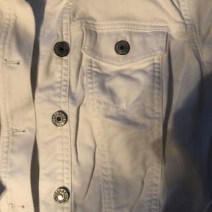 Talbots | Jackets & Coats | White Denim Jacket | Poshmark